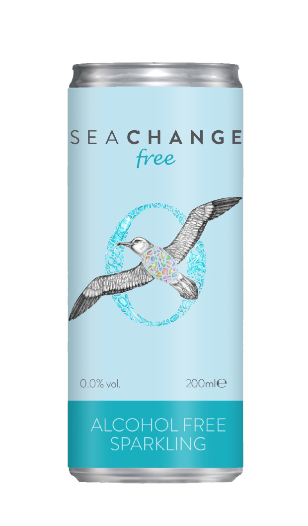 Sea Change Free - Alcohol Free Sparkling Cans - 24 Pack